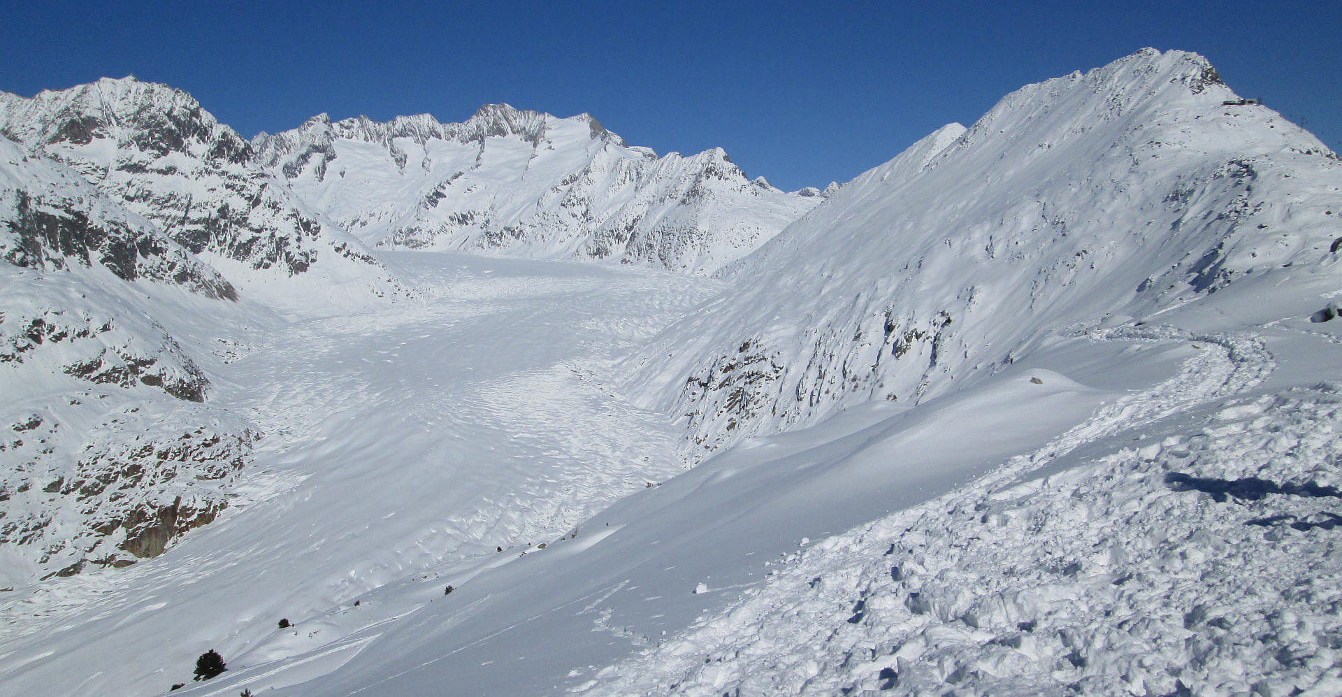 Riederalp to Moosfluh